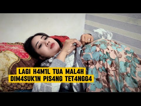 Lagi hamil tua malah dim4sukin pisang tet4ngga - film pendek 
