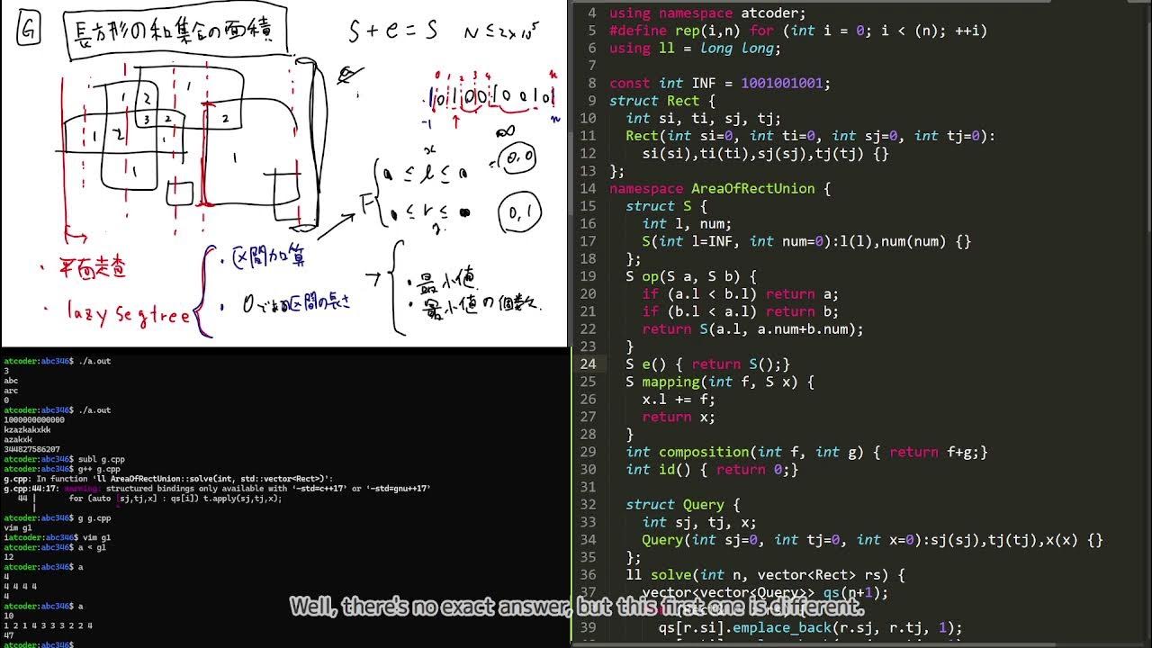 ユニークビジョンプログラミングコンテスト2024 春(atcoder Beginner Contest 346) Youtube
