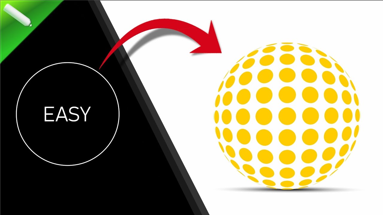 How To Make Dotted Circle Logo Design In CorelDraw Halftone Effect In CorelDraw In Hindi How To Make Dotted Circle Logo Design In CorelDraw Halftone Effect In CorelDraw In Hindi