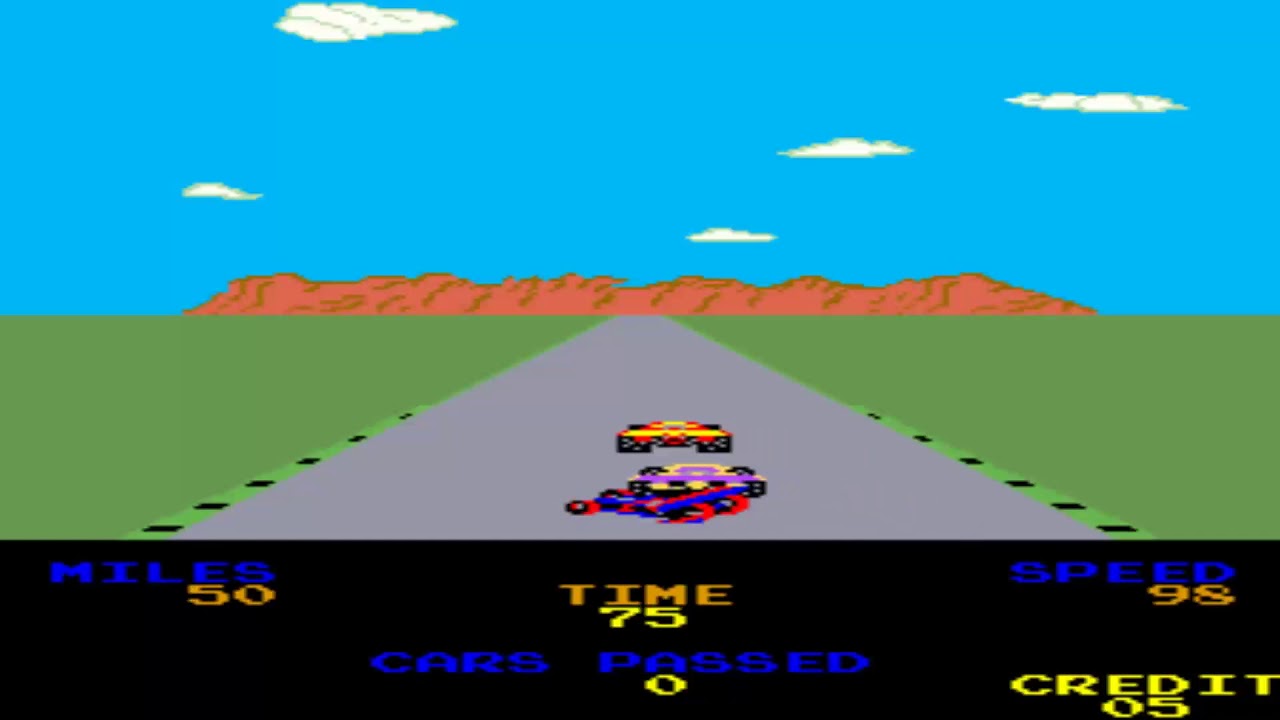 ARCADE MACHINES MAME DRIVING FORCE GALAXIAN CONVERSION BOOTLEG 1985 ...