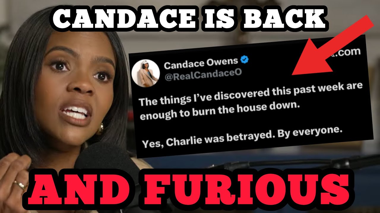 Candace Owens FURIOUS — DROPS BOMBSHELL Proof Charlie Kirk Was Betrayed ...