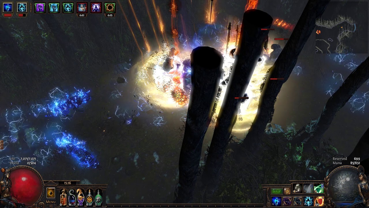 Path of Exile PoE 3.0 Harbinger league Rippling Thoughts build face ...