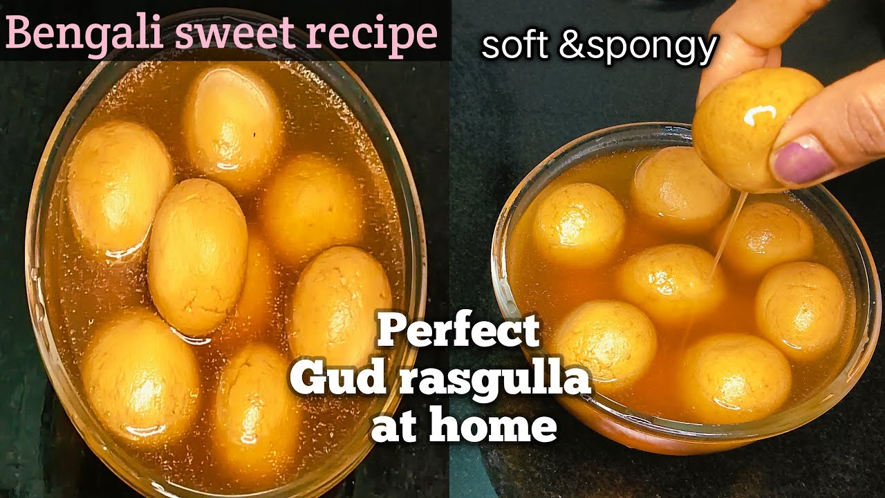 Bengali sweet recipe| rasgulla recipe|winter special gud rasgulla ...