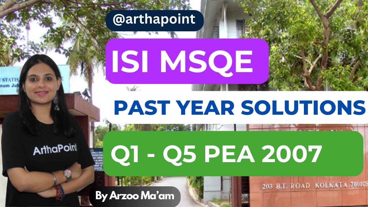 ISI MSQE PEA 2007 Solution Q1-Q5 | ISI MSQE PYQ Solution | ISI MSQE ...