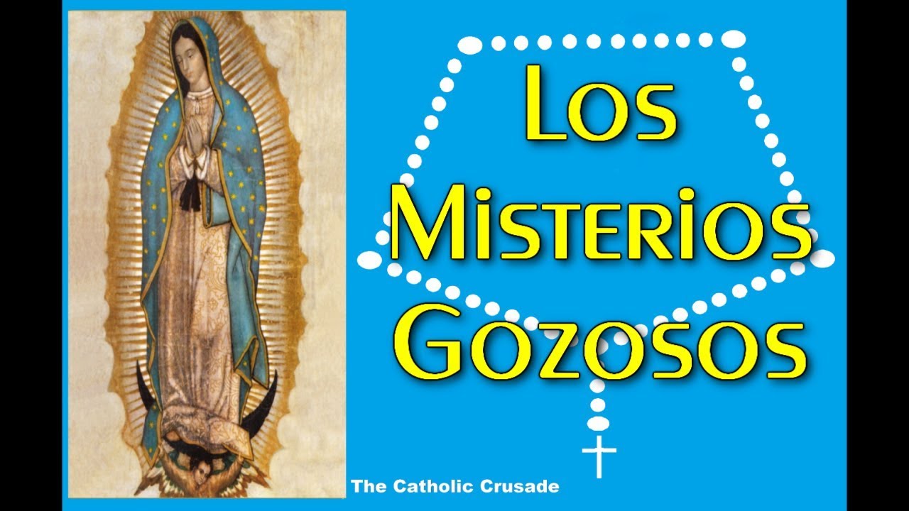 The Rosary in Spanish - The Joyful Mysteries / Santo Rosario - Los ...