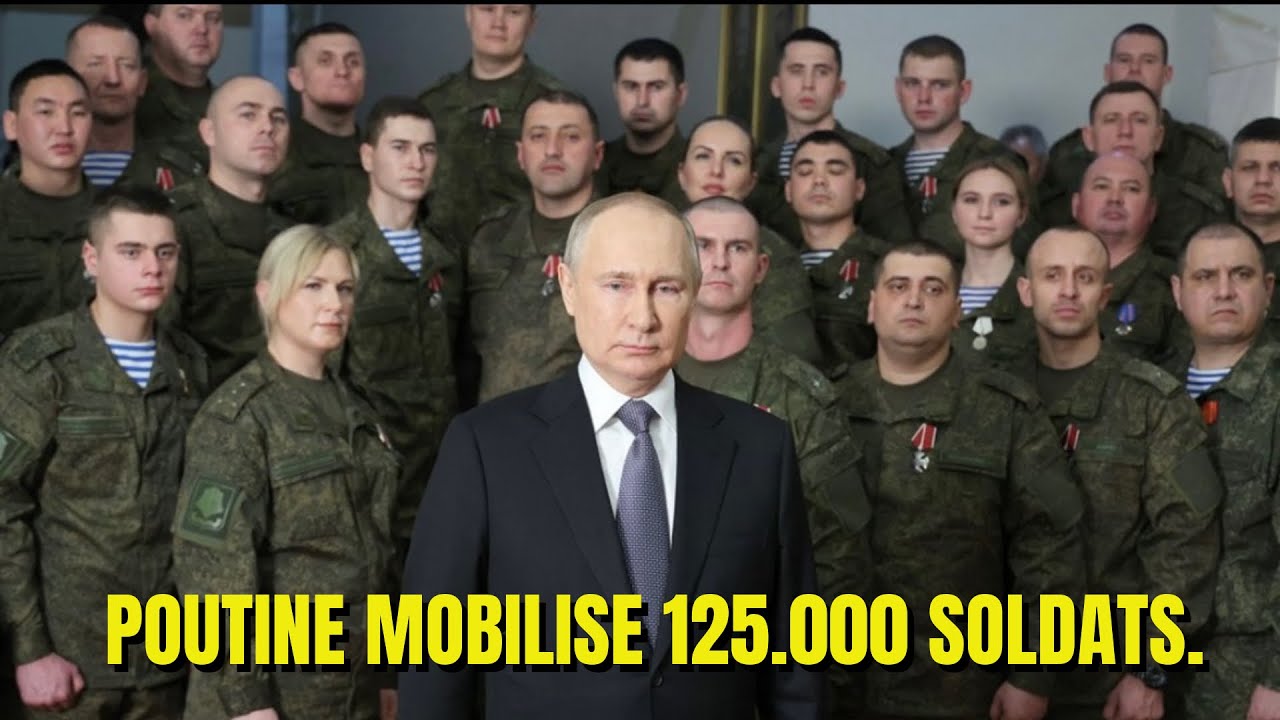 VLADIMIR POUTINE MOBILISE 125.000 SOLDATS VERS SES FRONTIÈRES PRÈS DE L ...