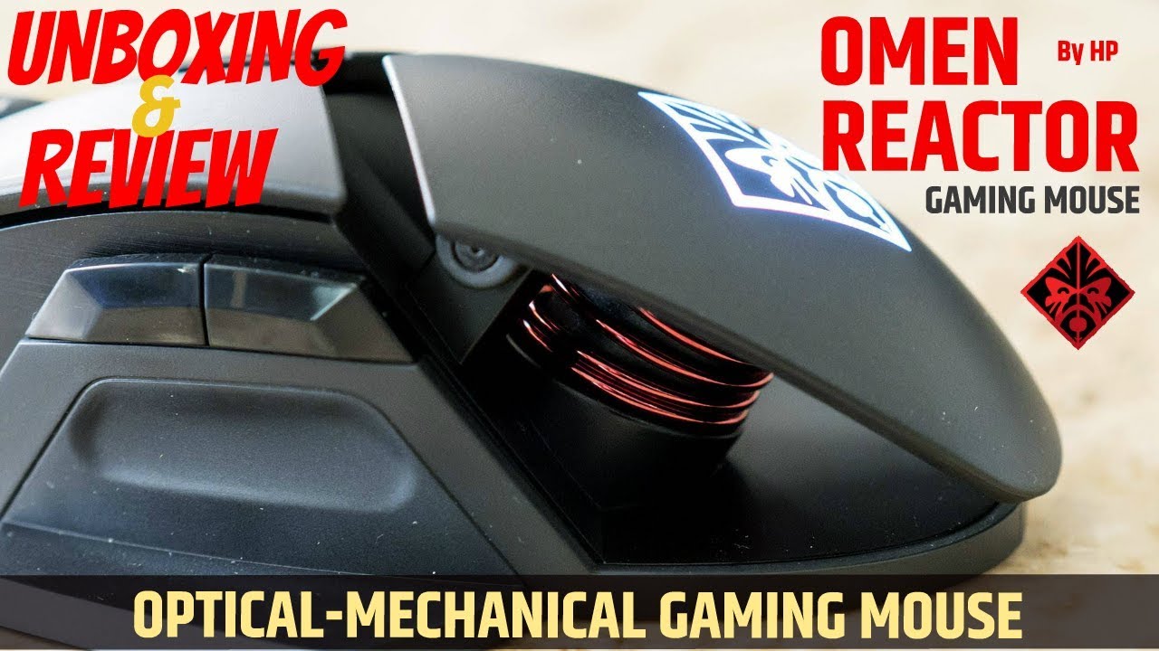 Omen Reactor Mouse Unboxing & Review - YouTube