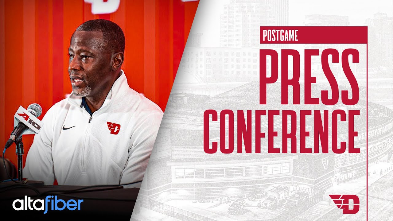 Post Game Press Conference: Dayton vs. New Mexico State - YouTube