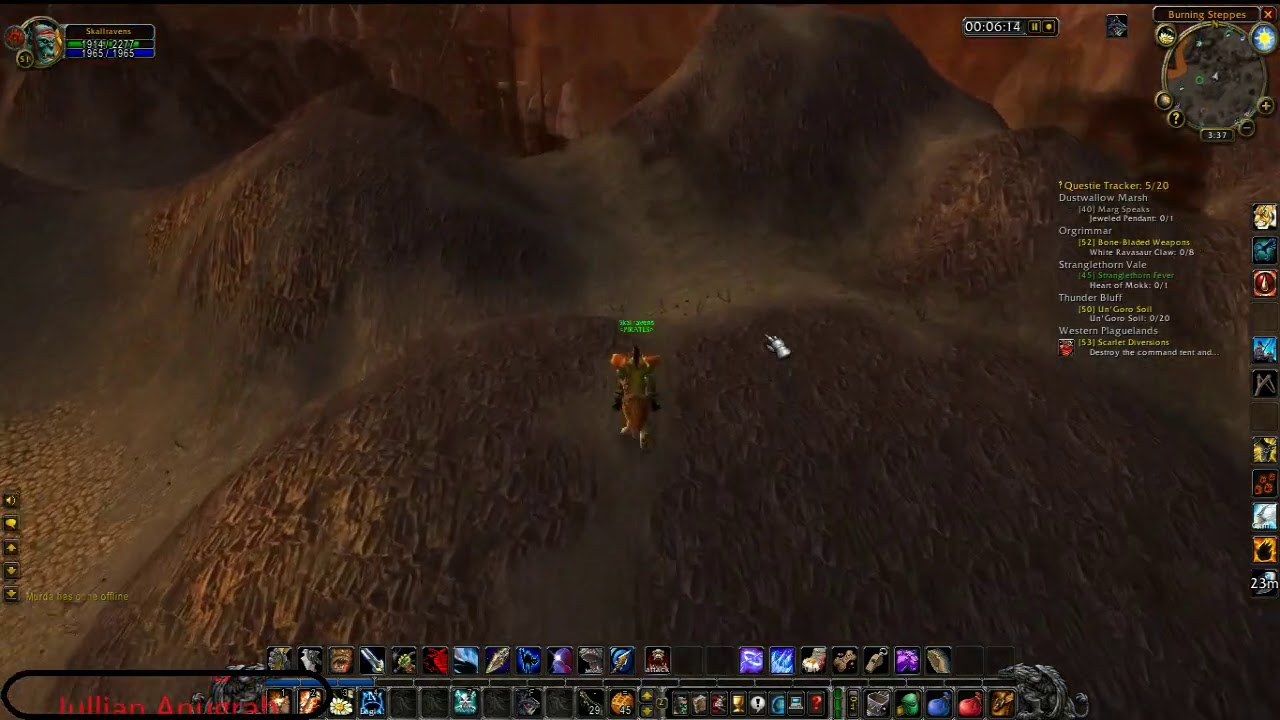 Farming Black Lotus || World Of Warcraft : Classic || In Burning ...