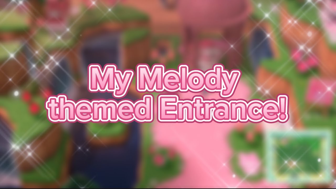 My Melody themed entrance tour! | Animal Crossing New Horizons - YouTube