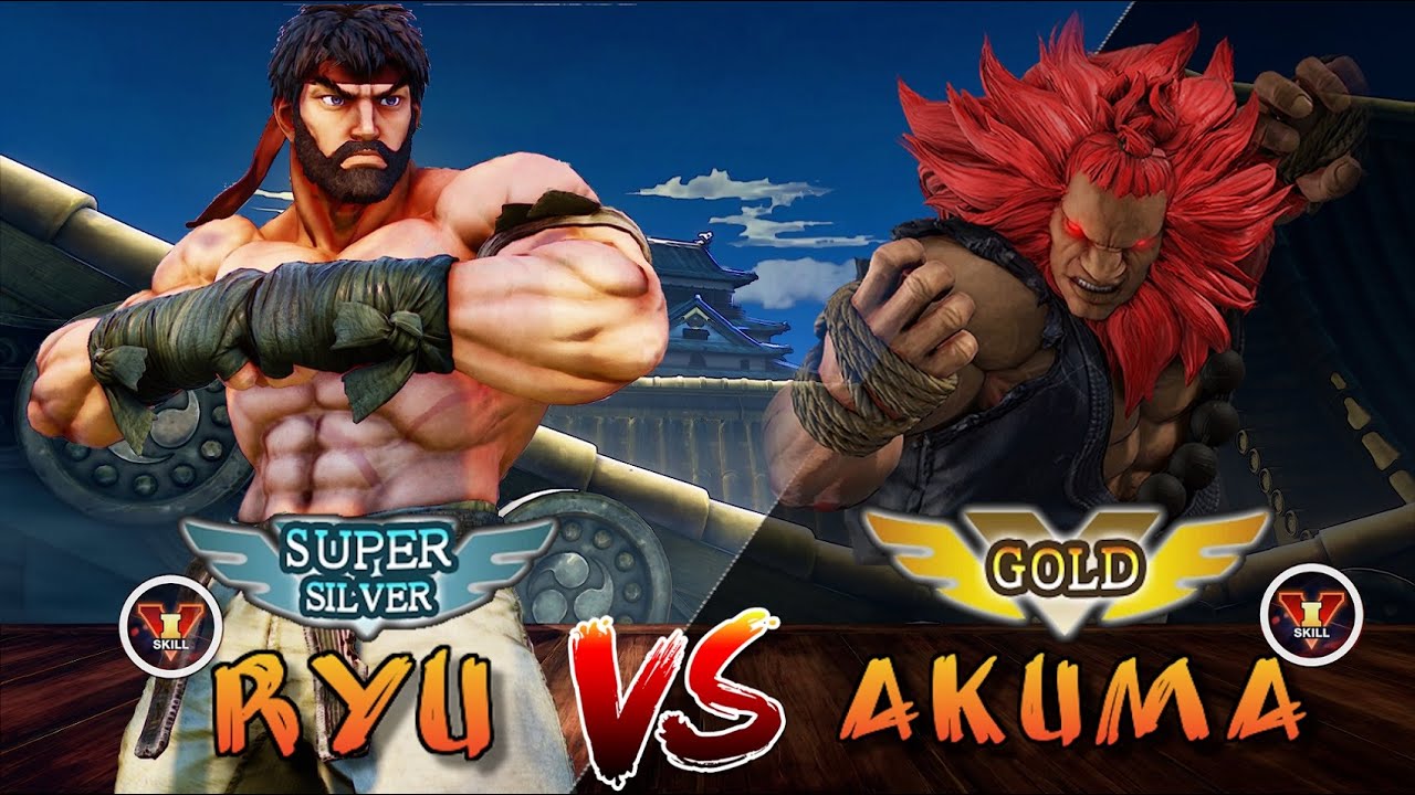 Ryu Vs Akuma - YouTube