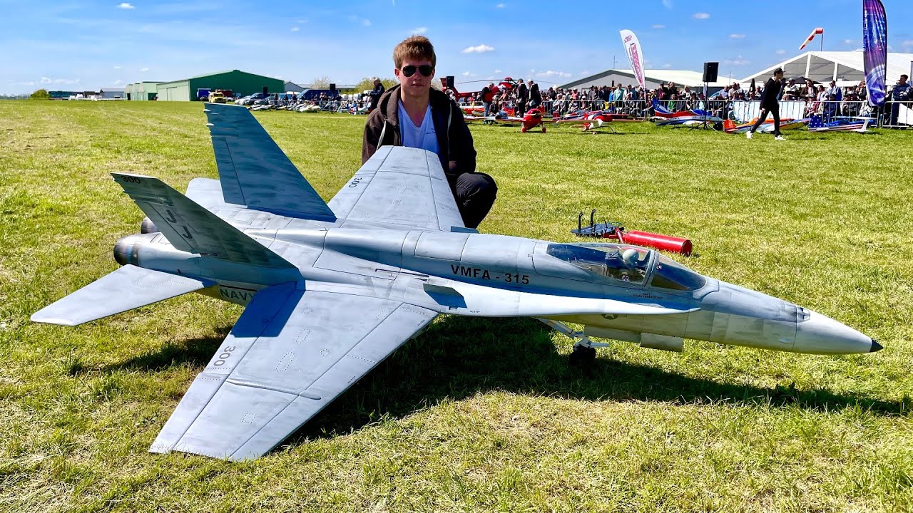 Full Scale RC F-18 Hornet flight Demonstration from Julian Jungnischke ...