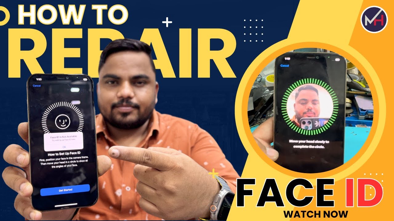 How To Repair Face ID || Face ID Not Available || IPhone 12 Pro Max ...