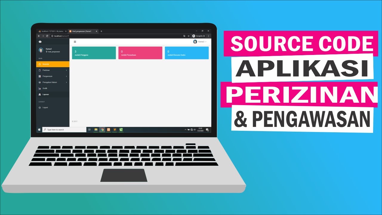 Source Code Aplikasi Perizinan dan Pengawasan Perusahaan - Berbasis web ...
