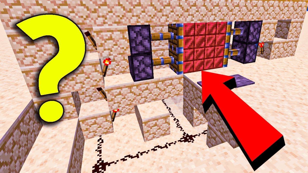 Minecraft how To Build Door with Explanation - YouTube