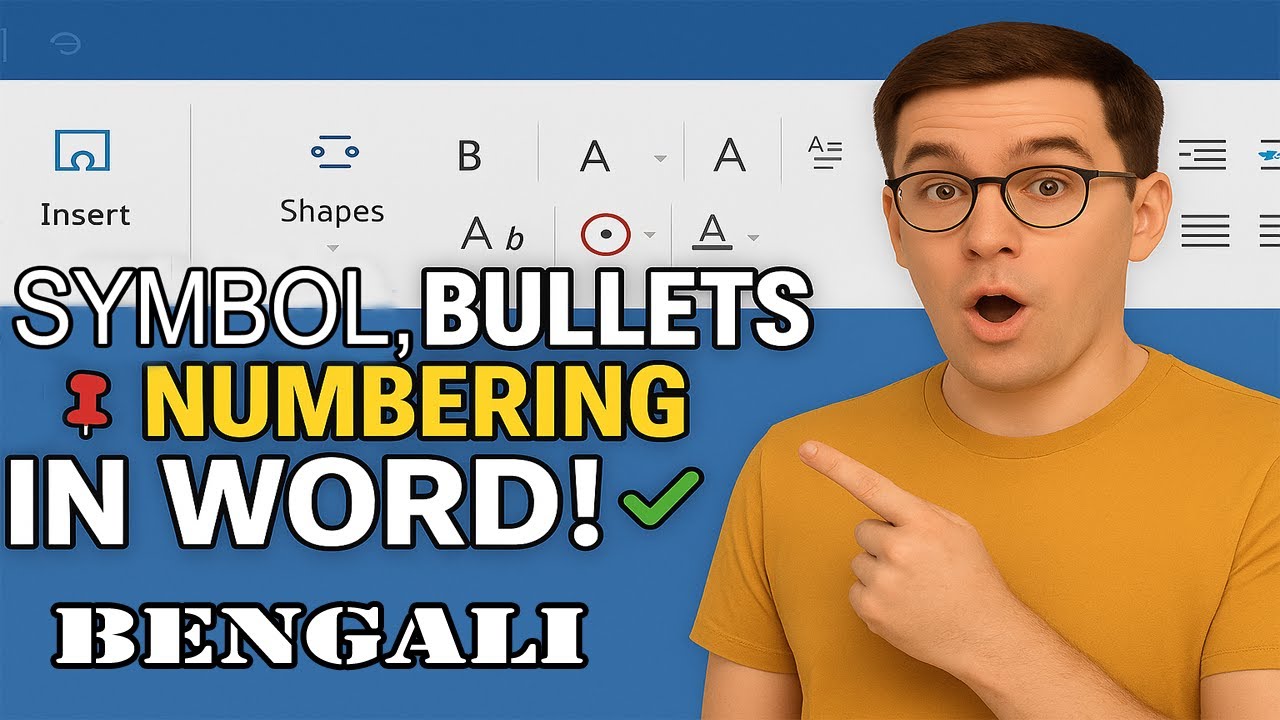 👉 How to Use Insert Symbol, Bullet & Numbering in Microsoft Word🔔 # ...