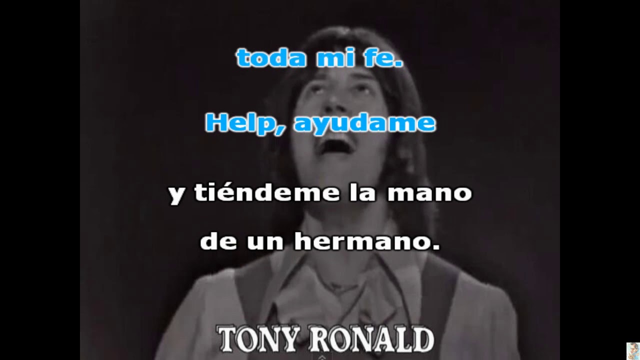 Help ayudame (Tony Ronald) KARAOKE - YouTube