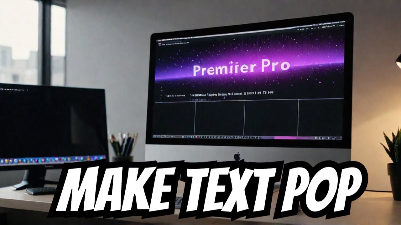 Pop Up Text Animation In Premiere Pro(Tutorial) - YouTube