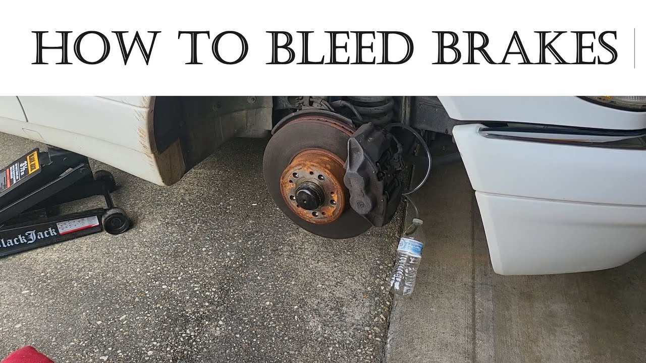 How to bleed car brakes no specialty tools needed - YouTube