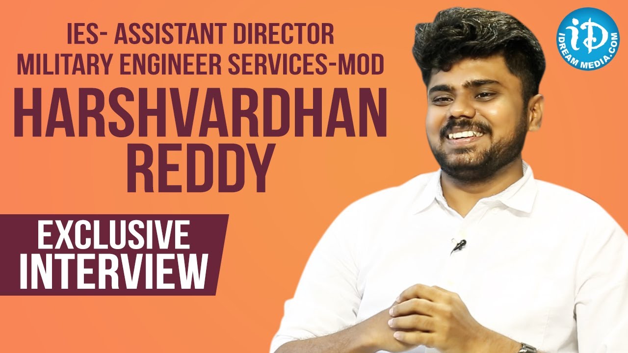 UPSC Engineering Services & GATE Topper Harshavardhan Reddy(IES ...