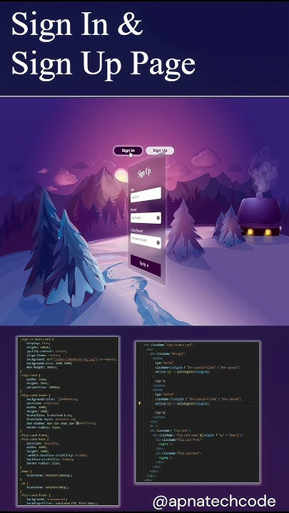 Sign In - Up Form | ReactJs | NextJs - YouTube