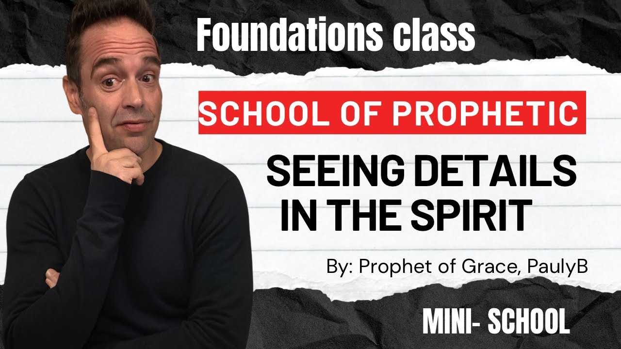 (Part 3) The power of seeing details in the spirit - YouTube