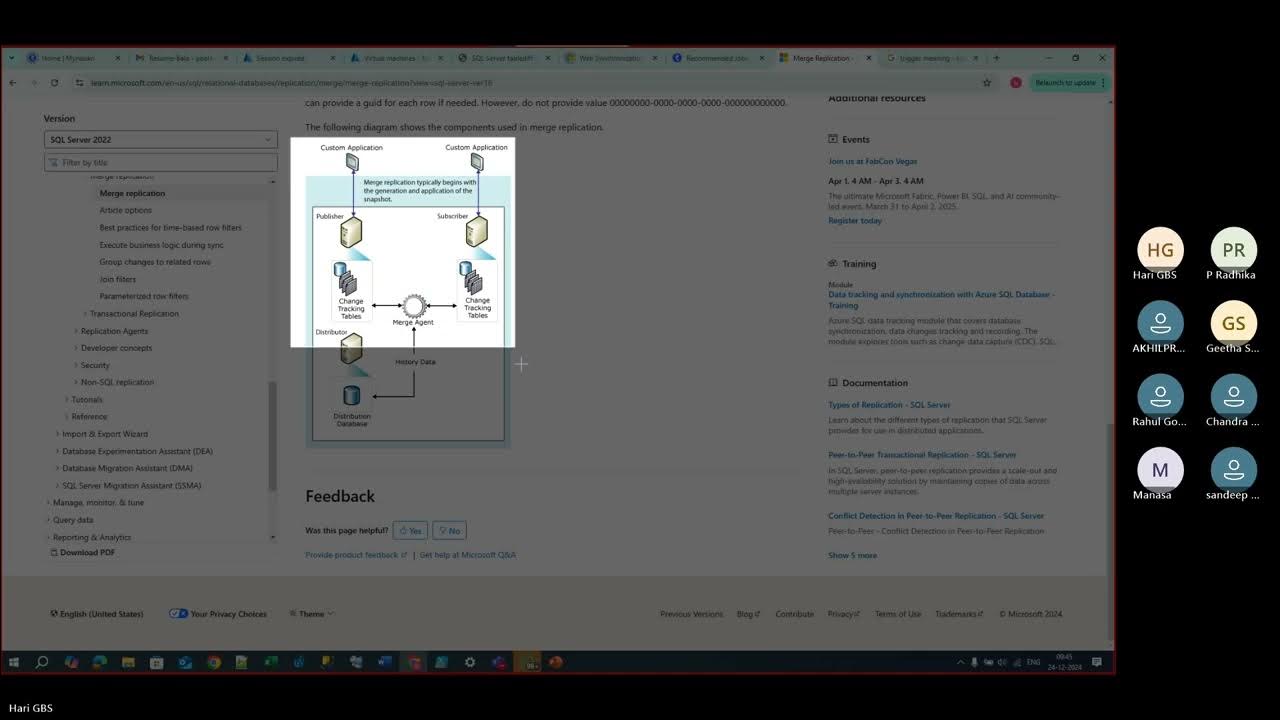 B33-52 Azure SQL BATCH 33 20241224 Merge Replication - YouTube