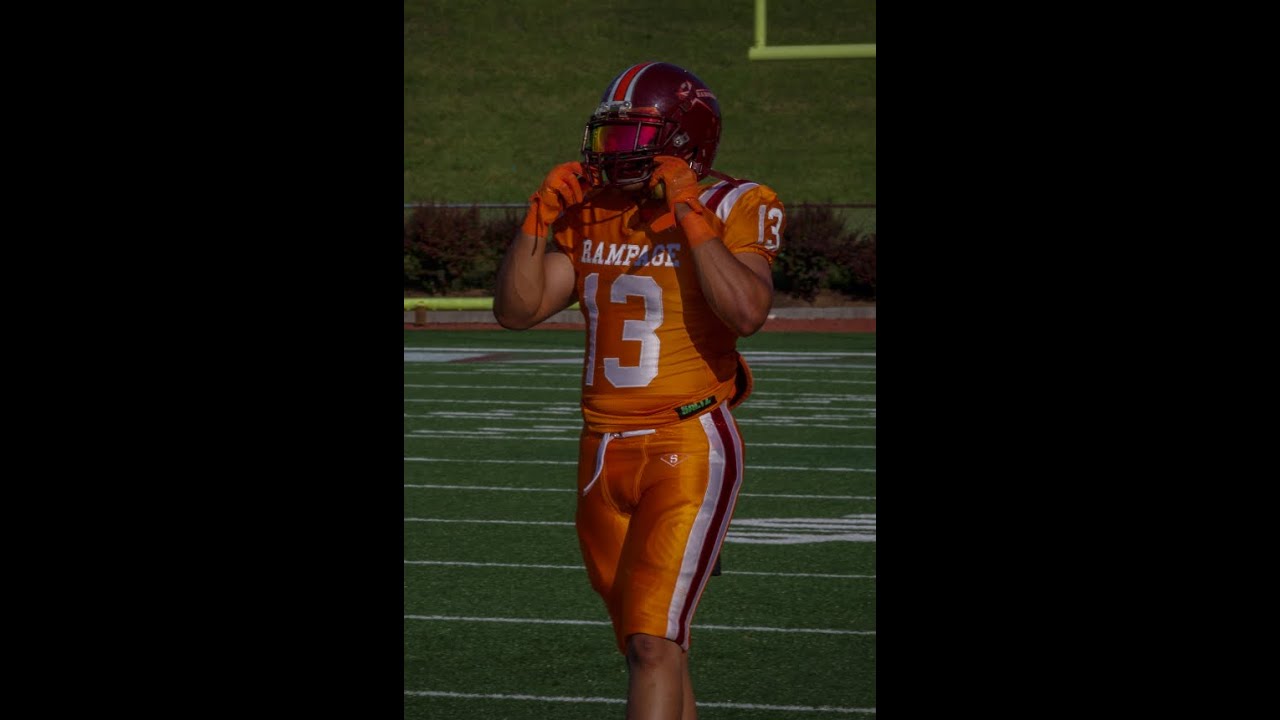 Mike Johnson Roanoke Rampage Football (15-18) - YouTube