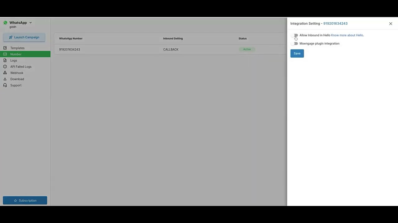 How to send Inbound Messages Via UI (Hello Contact Centre) - YouTube