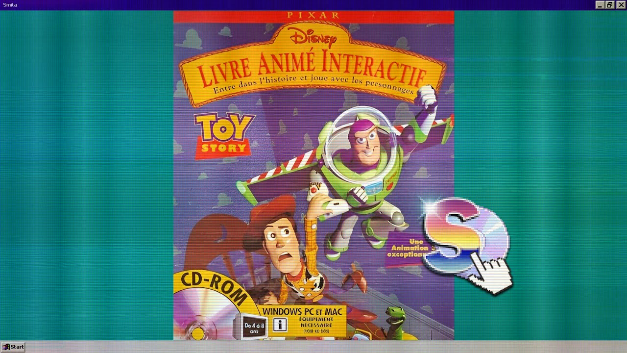Disney Toy Story Livre animé interactif | CD-ROM jeu pc complet - YouTube