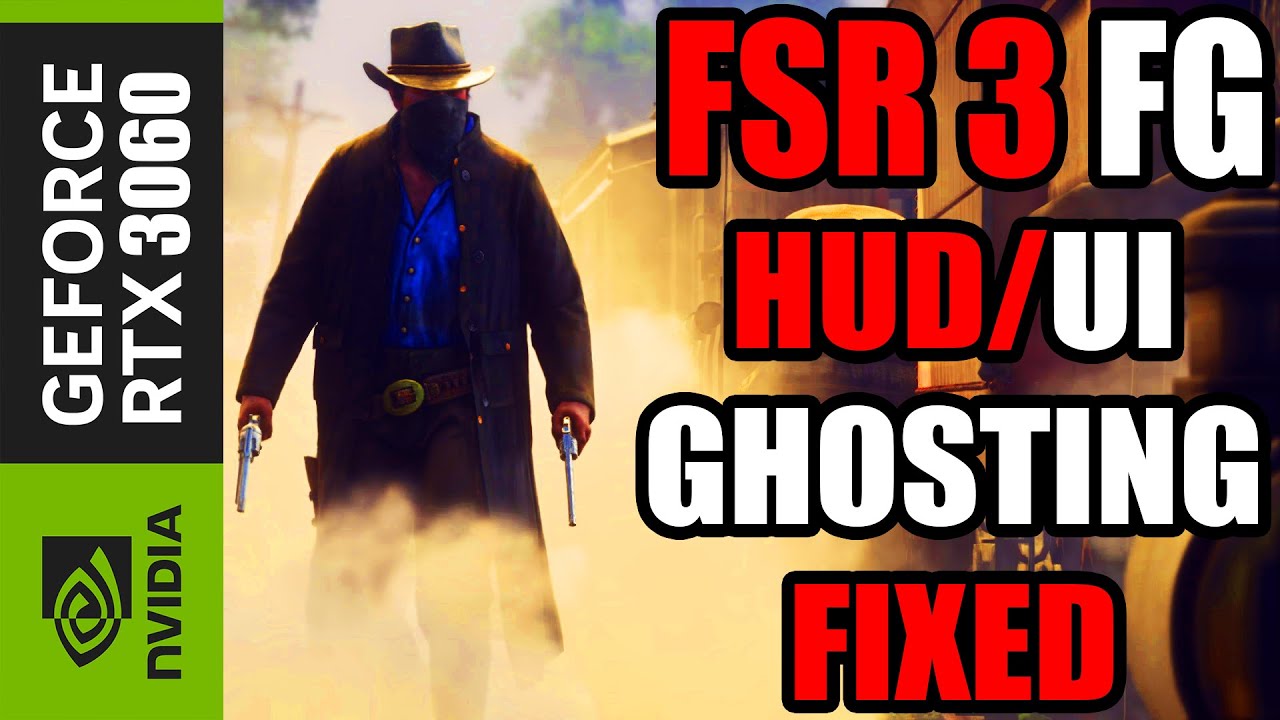 Red Dead Redemption 2~Puredark FSR3 Frame Gen MOD~ HUD/UI Ghosting ...