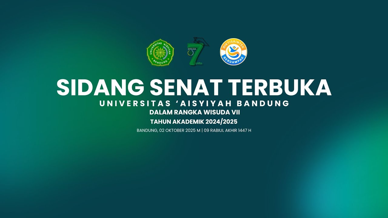 WISUDA 7 UNISA BANDUNG TAHUN AKADEMIK 2024/2025 - YouTube