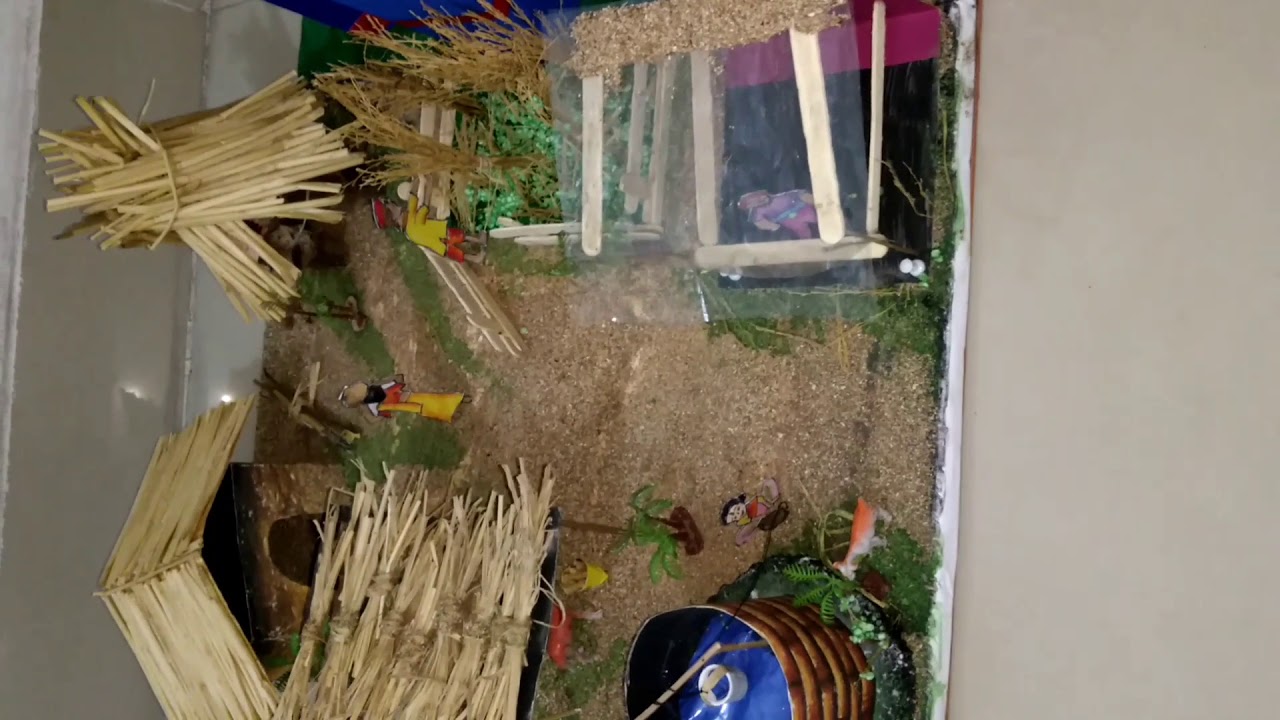 School project or model on rural and urban city. - YouTube