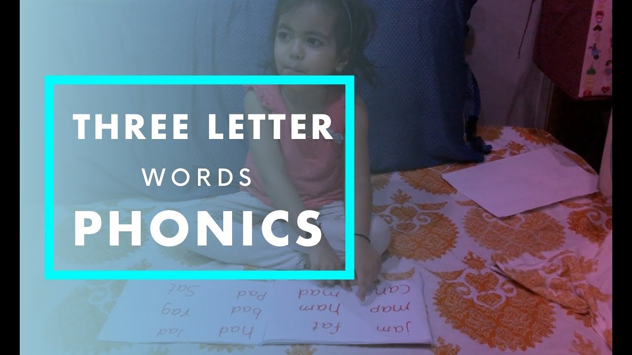 Three Letter Words Reading | Phonics for Kids and Toddlers - YouTube