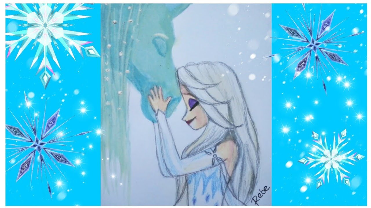 CÓMO DIBUJAR A ELSA Y NOKK |FROZEN 2 |how to draw Elsa and nokk - YouTube