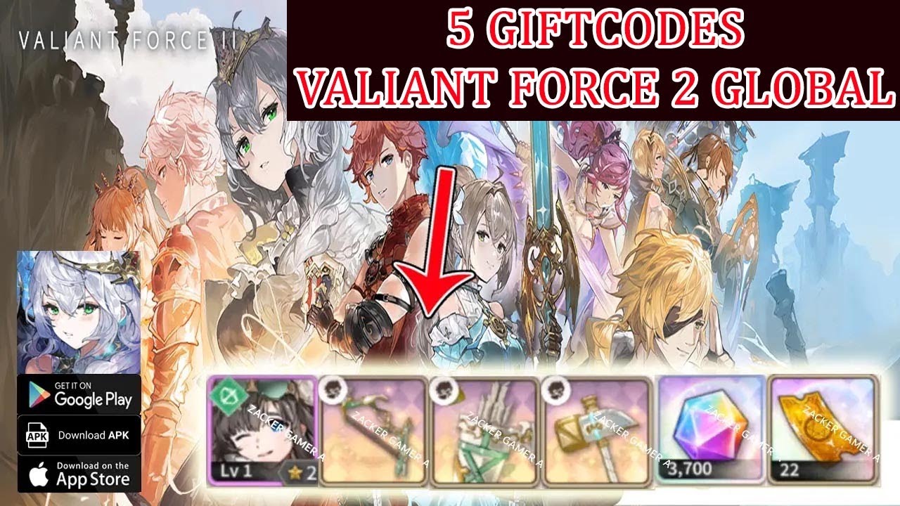 Valiant Force 2 Global & All Redeem Codes | 5 Giftcodes Valiant Force 2 ...