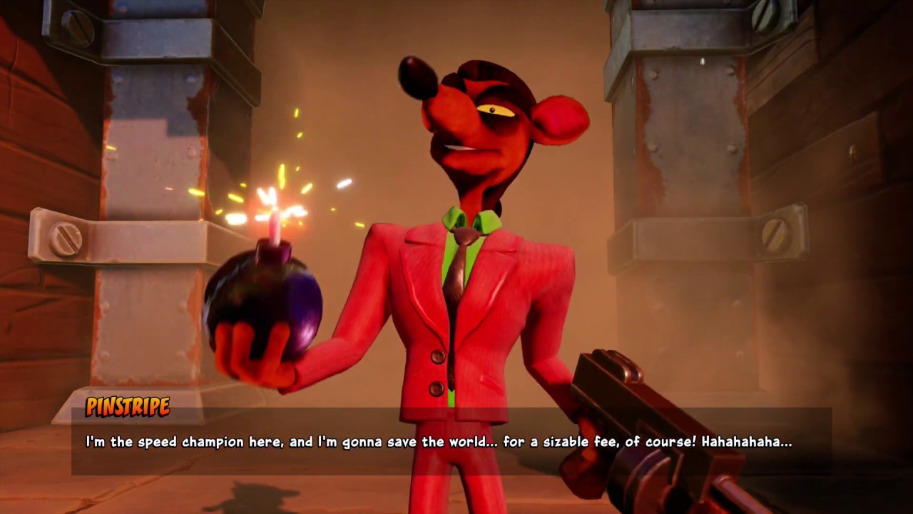 Crash Team Racing (Nitro-Fueled) - Pinstripe (Hard Mode, w/Cutscenes ...