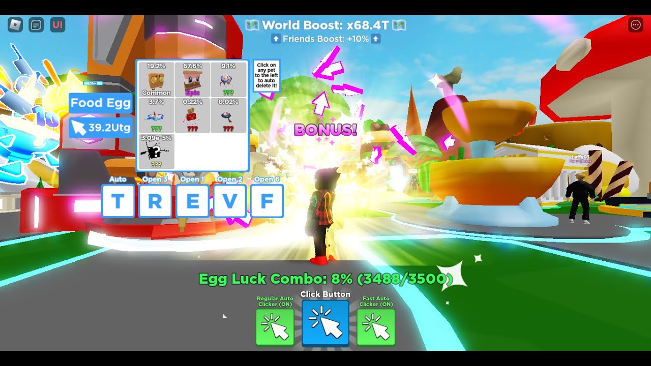 Food Egg, Clicker Simulator, Roblox - YouTube