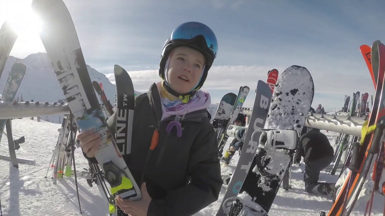 Kid freestyle skier sending it big in the Blackcomb Terrain Park - YouTube