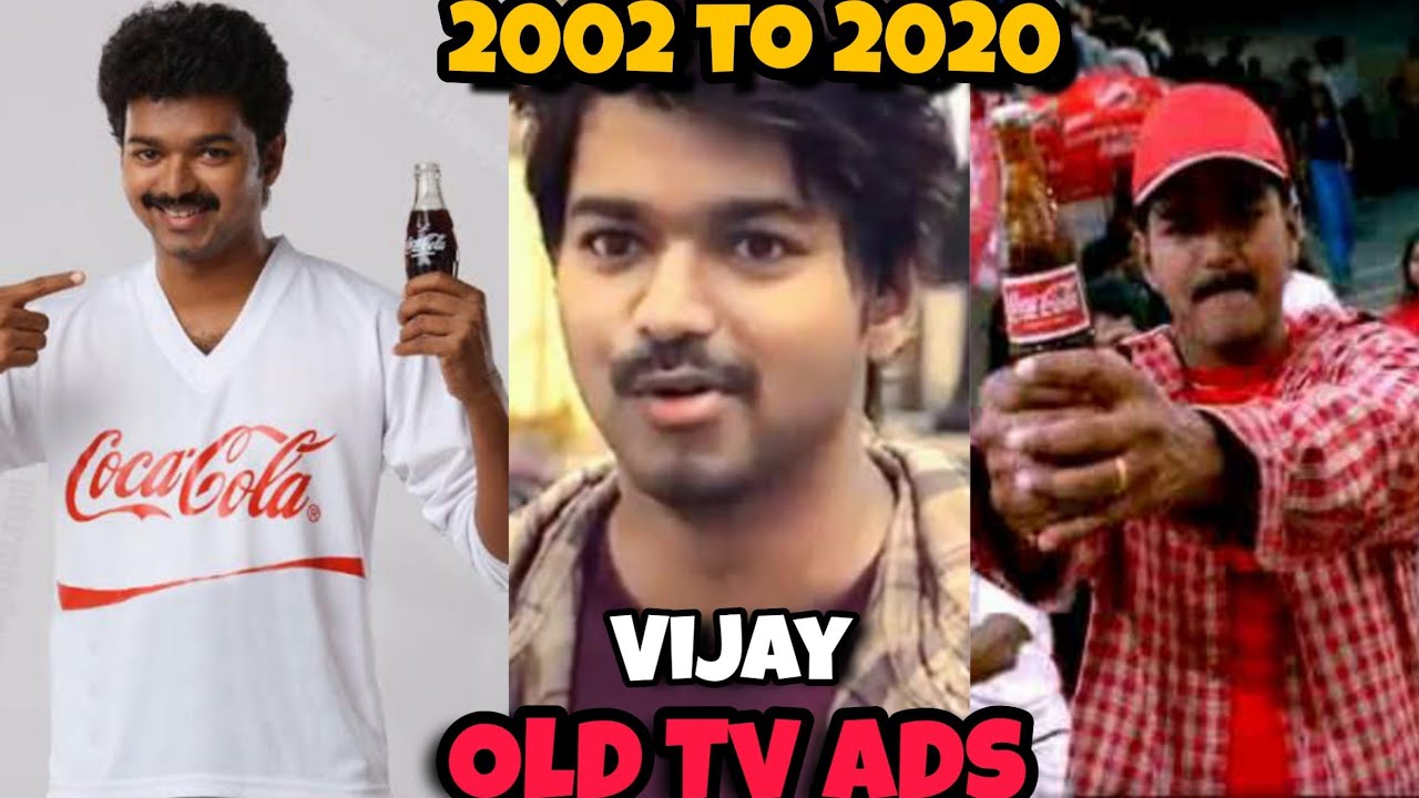 actor "VIJAY" old Ads | 2002 To 2020 | Vijay Old Advertisement ...