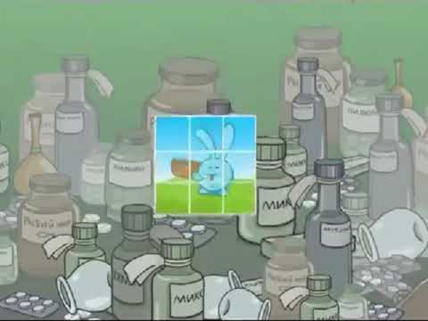 Заставка Смешарики в рубрике Азбука здоровья (2008-2009) Первая версия