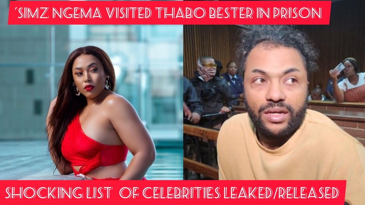 Actress Simphiwe Ngema has visited Thabo Bester in prison ..Here's why..Shocking leaked visitor ...