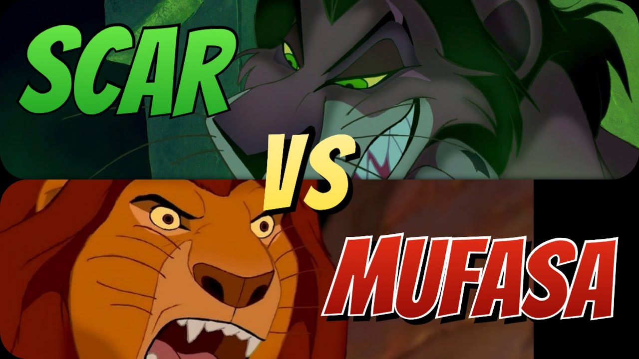 Lion King Mufasa And Scar Fight