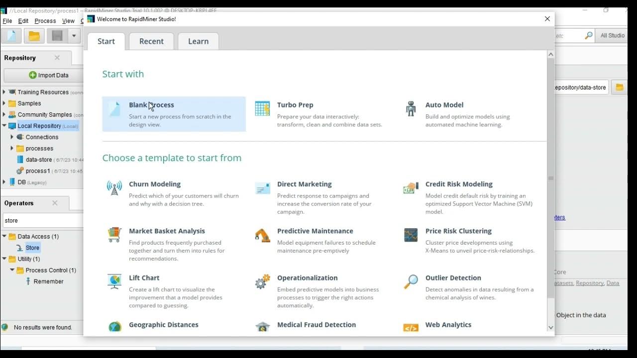How to create a decision tree model using RapidMiner. - YouTube