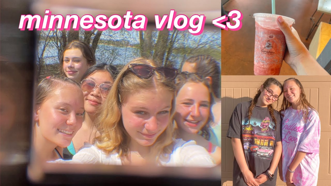 MINNESOTA VLOG: visiting my friends, decorating my room, cabin tour ...