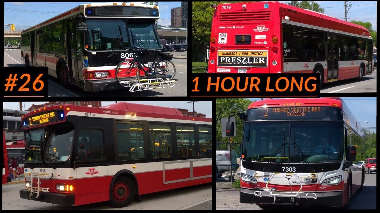 LINE 2 SHUTTLE BUSES - TTC Bus Compilation #26 - YouTube
