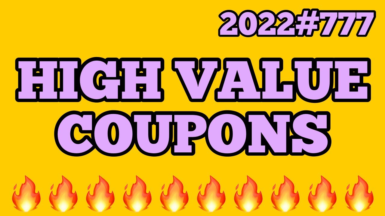 2022#777🤑Couponing🤑HIGH VALUE COUPONS‼️Must Watch👀 - YouTube