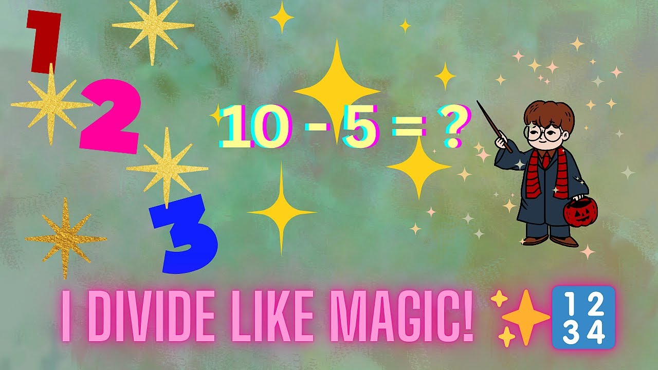 Magic Math Song! Learn to Divide & Subtract the Fun Way 🎶 | Easy Math ...
