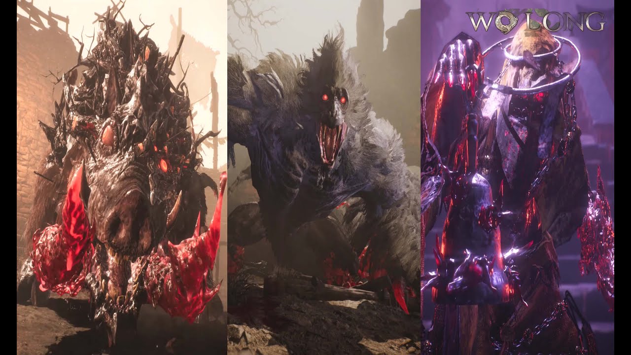 Wo Long Boss Fight Fengxi & Zhuya & Zhang Bao - YouTube