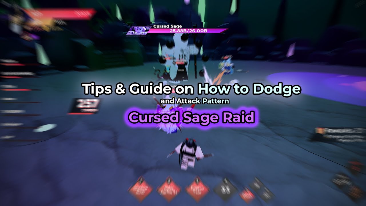 Anime Dimensions - How to Dodge Cursed Sage Boss Raid Attack (Obito ...